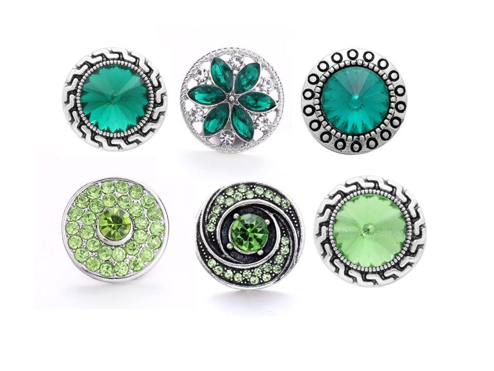 Green Snaps, Emerald Green Snaps, Light Green Snaps, Dark Green Snaps ...