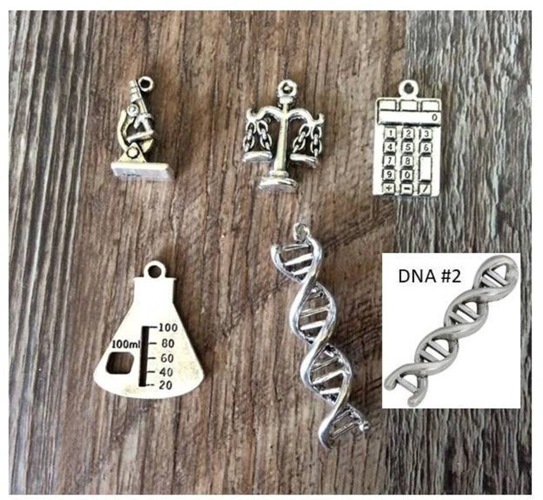 Chemistry Charms, Microscope Charm, Balance Scales Charm, Beaker Charms ...