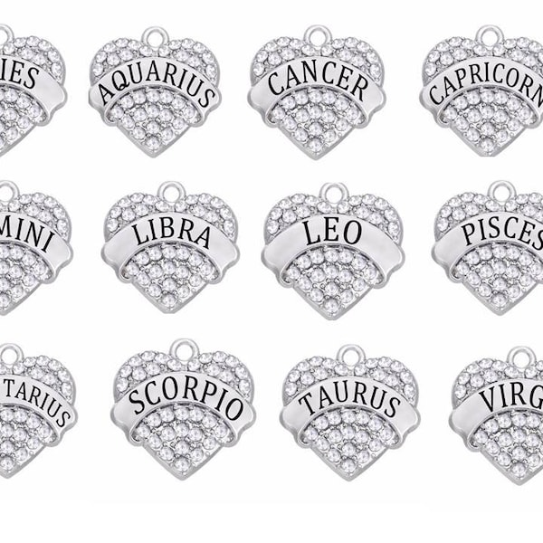 Zodiac Charms - Etsy