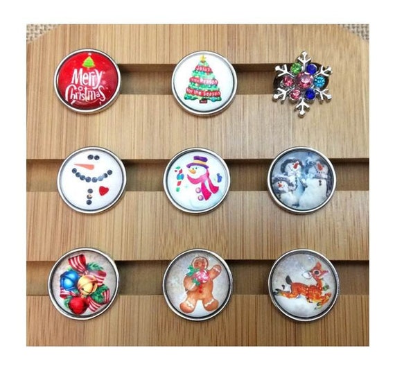 Christmas Snap Snow Flake Snap Snowman Snap Gingerbread Man | Etsy