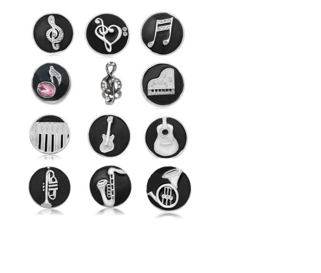 Music Snaps, Musical Note Snaps, Piano, Guitar, Saxophone, Trumpet ...