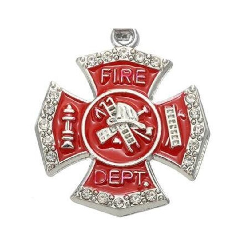 Firefighter Charm - Etsy