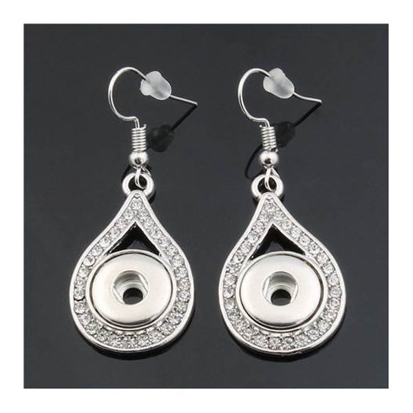 Snap Button Earrings - Etsy