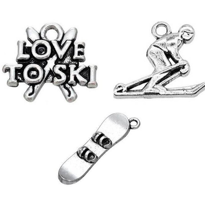 Ski and Snowboard Jewelry - Etsy