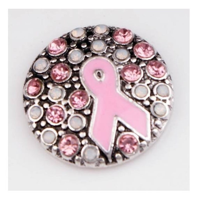 Pink Ribbon Snap, Breast Cancer Awareness Snap, Hope Snap, Cure Snap ...