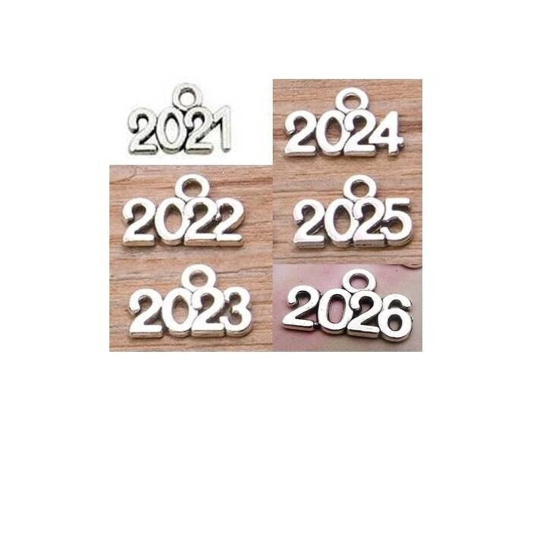 Year Charms, 2020, 2021, 2022, 2023, 2024, 2025, Year 2026 Graduation ...