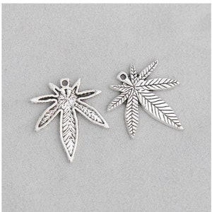 Pot Leaf Charm, Marijuana Leaf, Weed, Cannabis, Hemp, Leaf, Medicinal ...