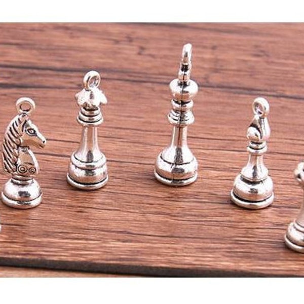 Chess Piece Charm - Etsy