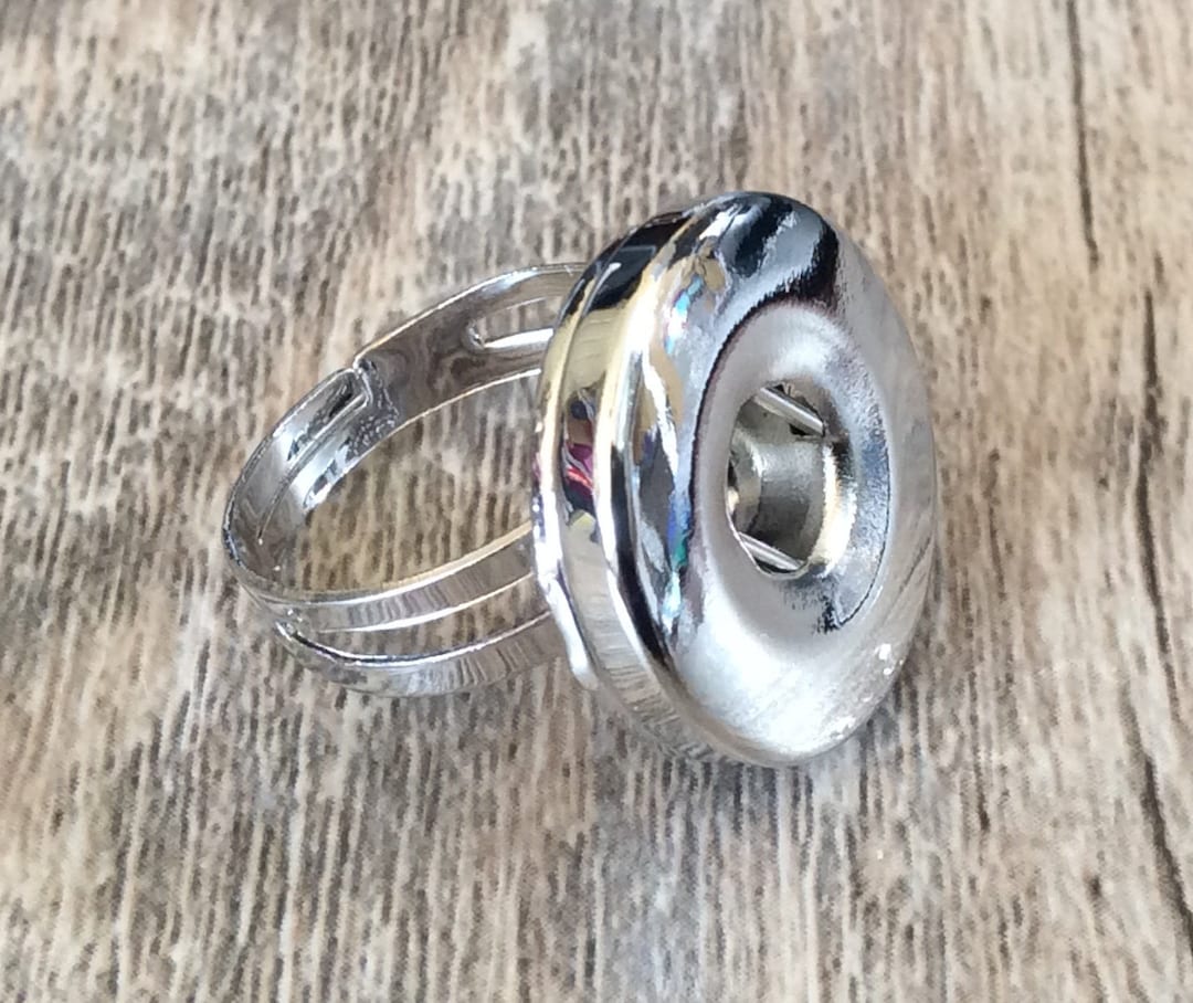 Snap Ring Split Band Adjustable Snap Ring, Fits Ring Size Approx 6 to 7 ...