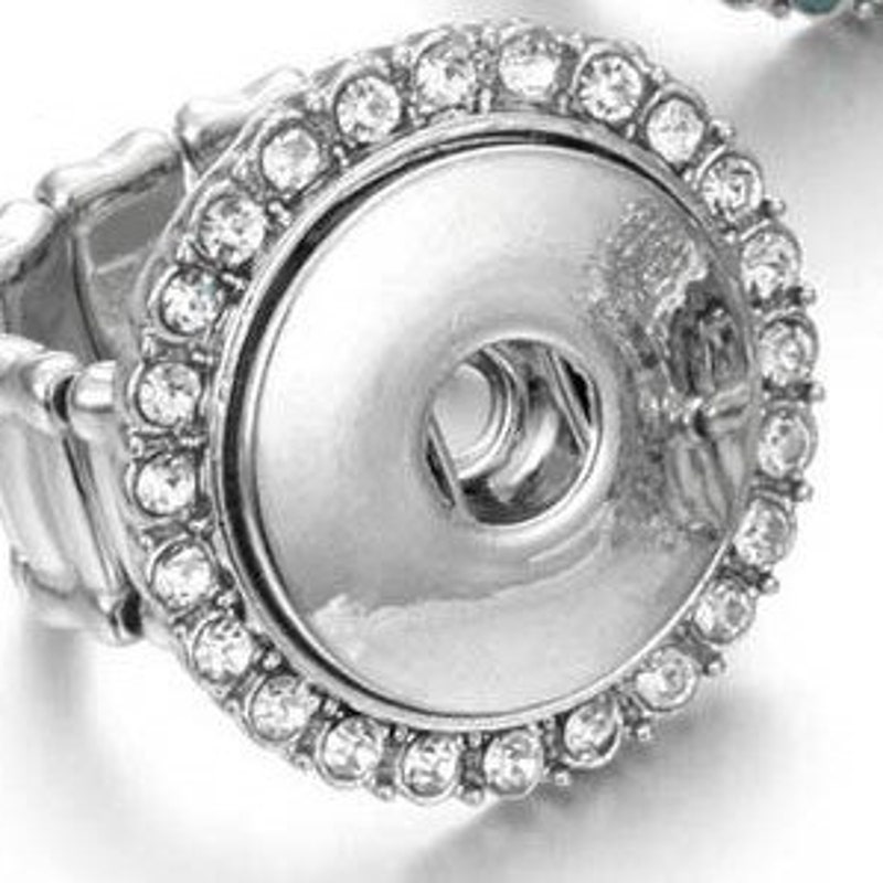 Rhinestone Stretch Ring - Etsy