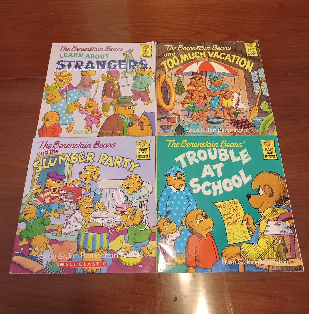 The Berenstain Bears/stan and Jan Berenstain/set of 4 First Time Books ...