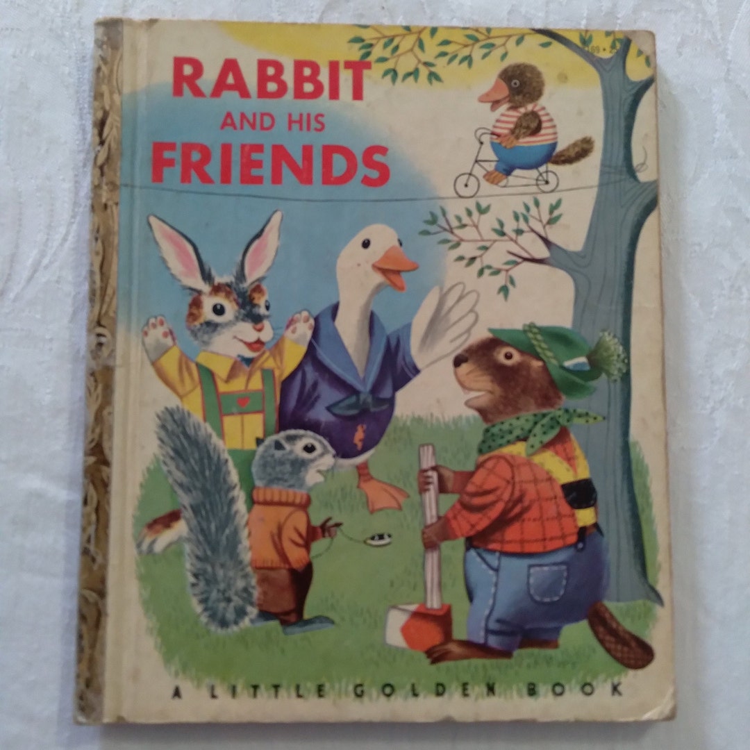 Rabbit and His Friends/little Golden Book/ 1953 A Edition - Etsy
