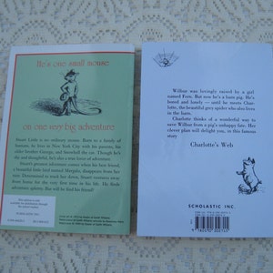 Charlotte's Web/stuart Little/e.b. White/pair of - Etsy