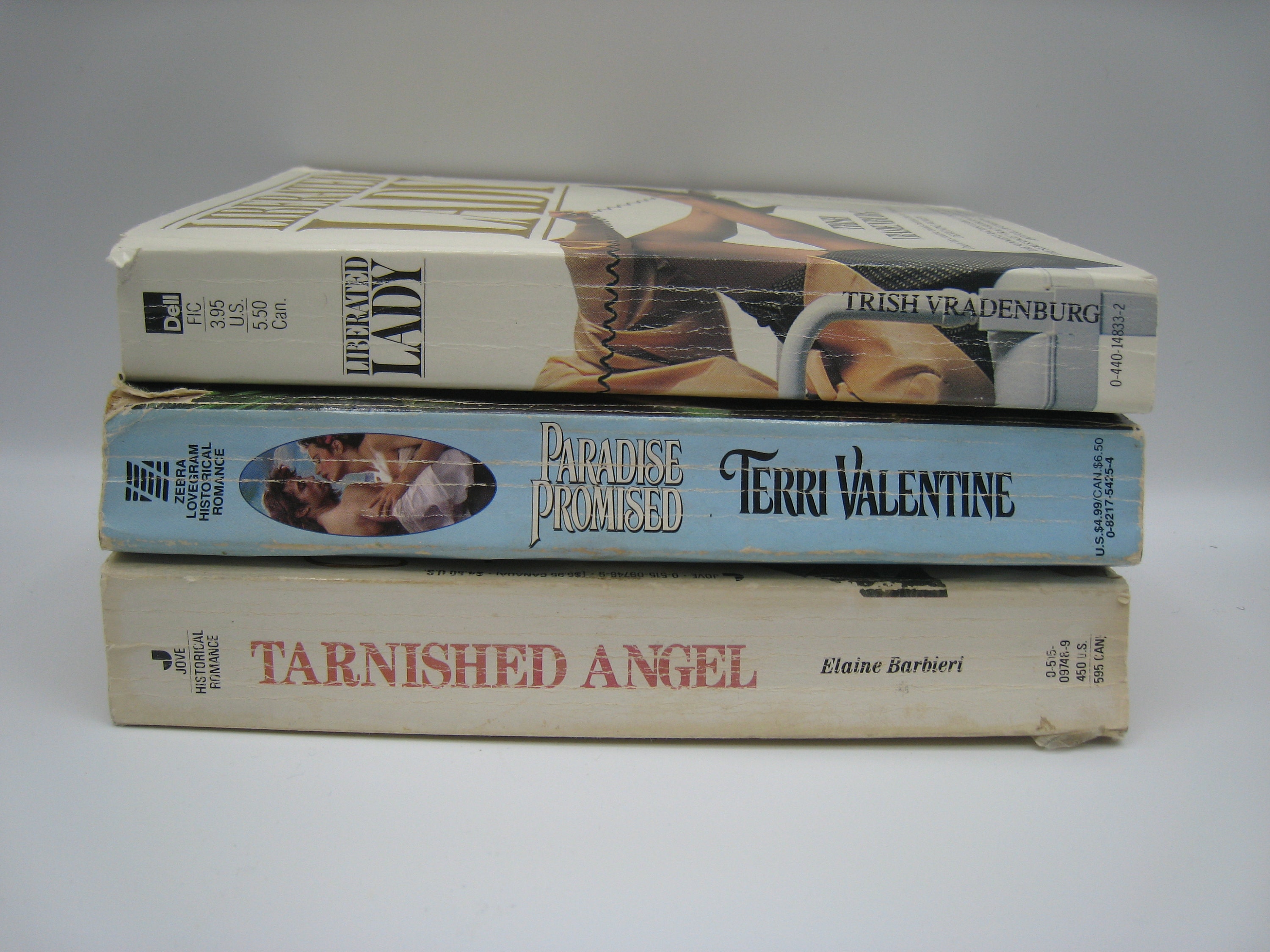 Romance Novels Vintage Paperbacks Stack of Three Boho - Etsy