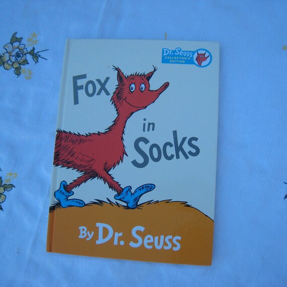 Fox in Socks/dr. Seuss/rhyming Book/children's Book/large - Etsy