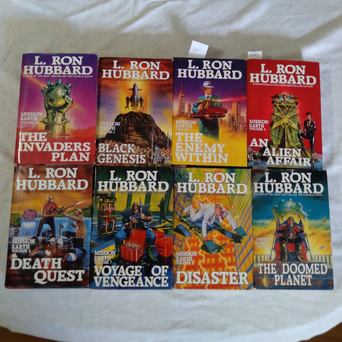 L. Ron Hubbard/ Mission Earth Books/hardbound, Dust Jackets, Some First ...