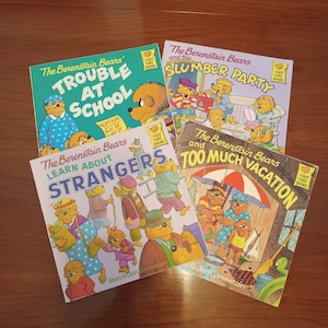 The Berenstain Bears/stan and Jan Berenstain/set of 4 First Time Books ...