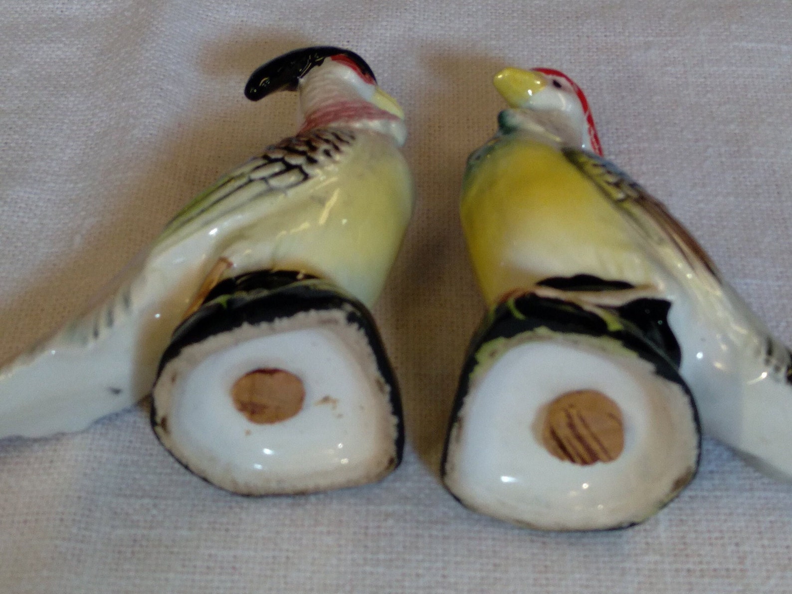 Pheasant Salt and Pepper Set/colorful Birds/ Holiday Table-scape ...