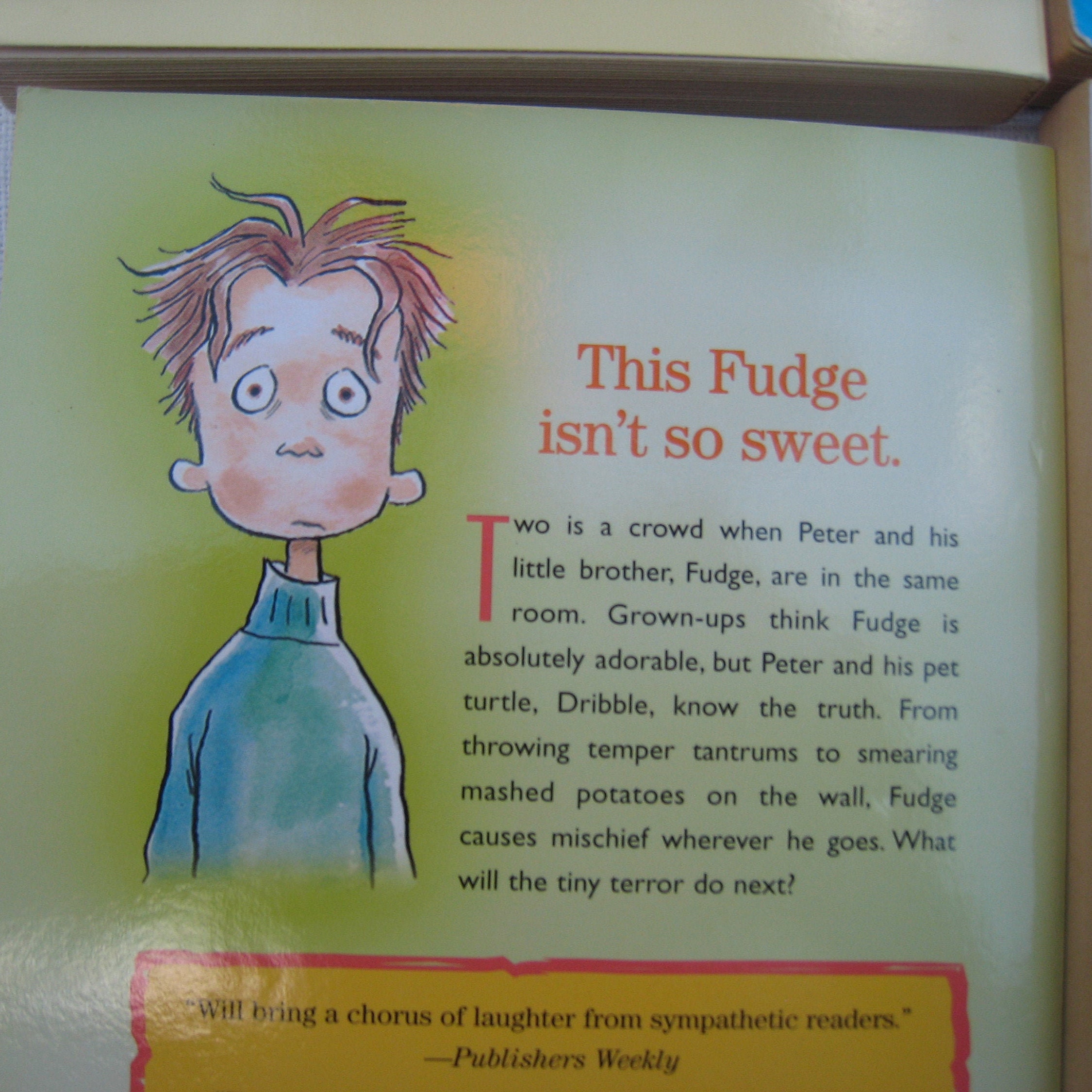 Judy Blume/complete Set of Fudge Books/five Paperback - Etsy UK