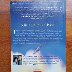 Ask and It is Given/manifest Your Desires/ester and Jerry Hicks/achieve ...