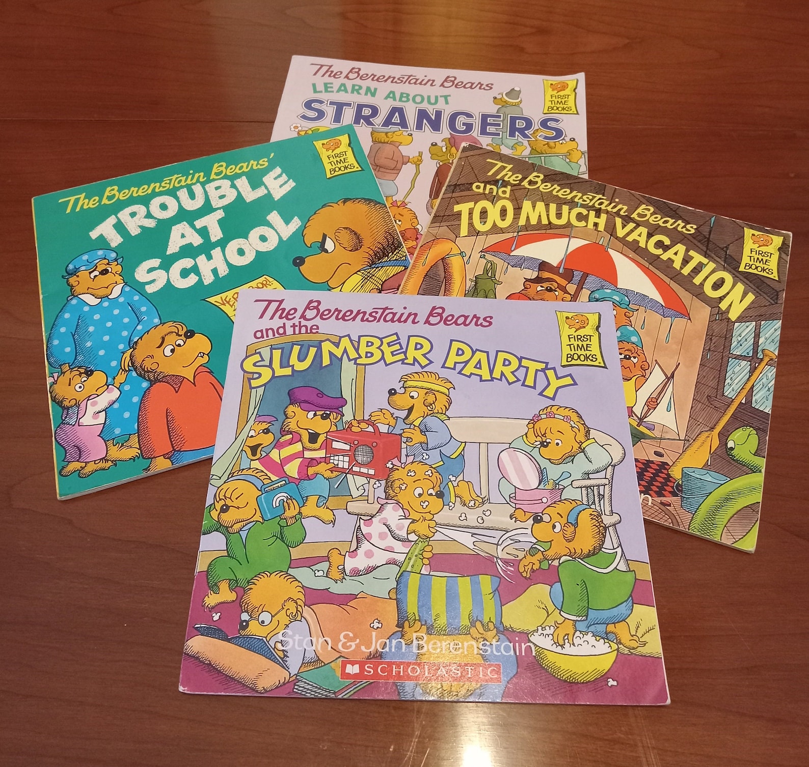 The Berenstain Bears/stan and Jan Berenstain/set of 4 First Time Books ...