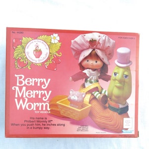 Berry Merry Worm/toy Vehicle/strawberry Shortcake/unopened Box/kenner ...