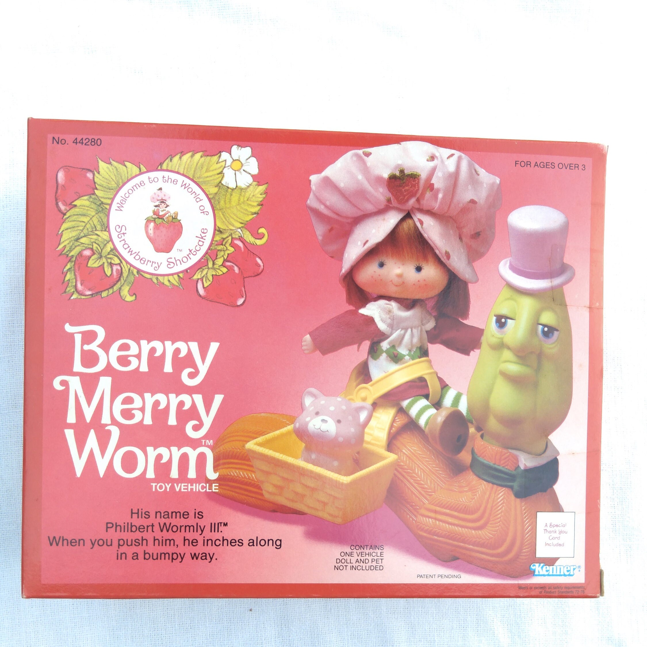 Berry Merry Worm/toy Vehicle/strawberry Shortcake/unopened - Etsy