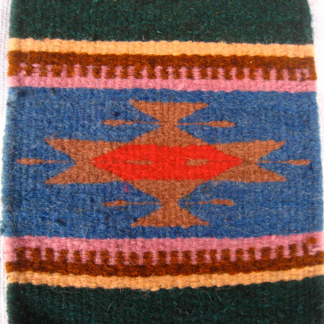 Wool Mug Rug/small Mat/handwoven/native Design/boho Decor - Etsy