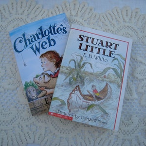 Charlotte's Web/stuart Little/e.b. White/pair of Paperbacks/summer ...