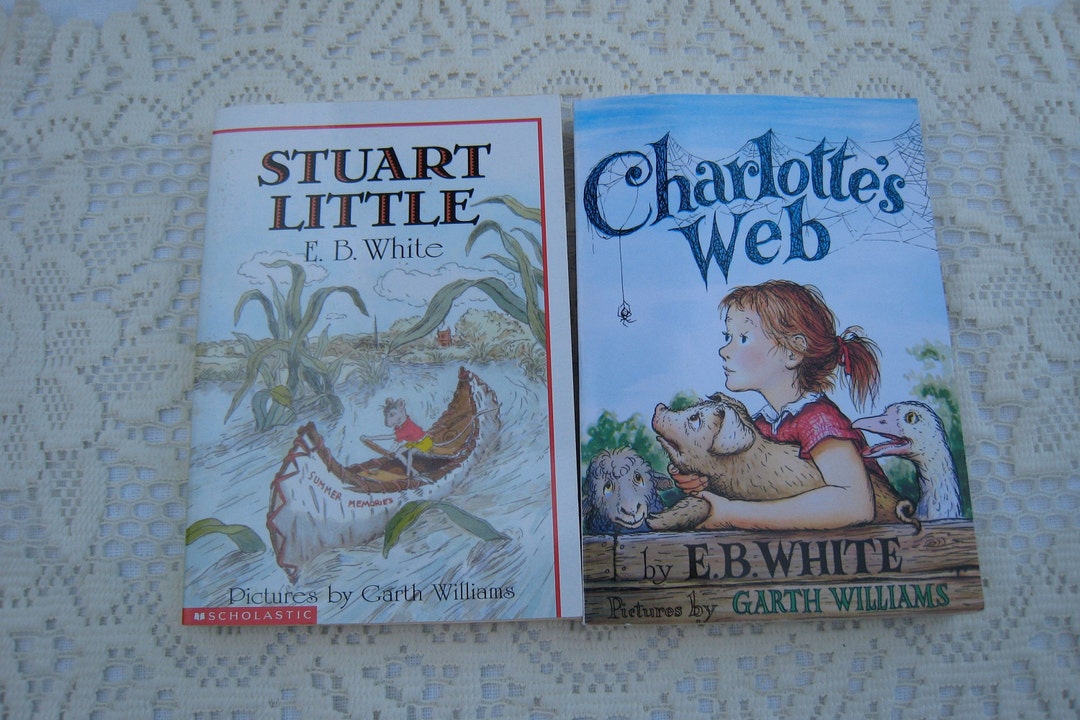 Charlotte's Web/stuart Little/e.b. White/pair of Paperbacks/summer ...