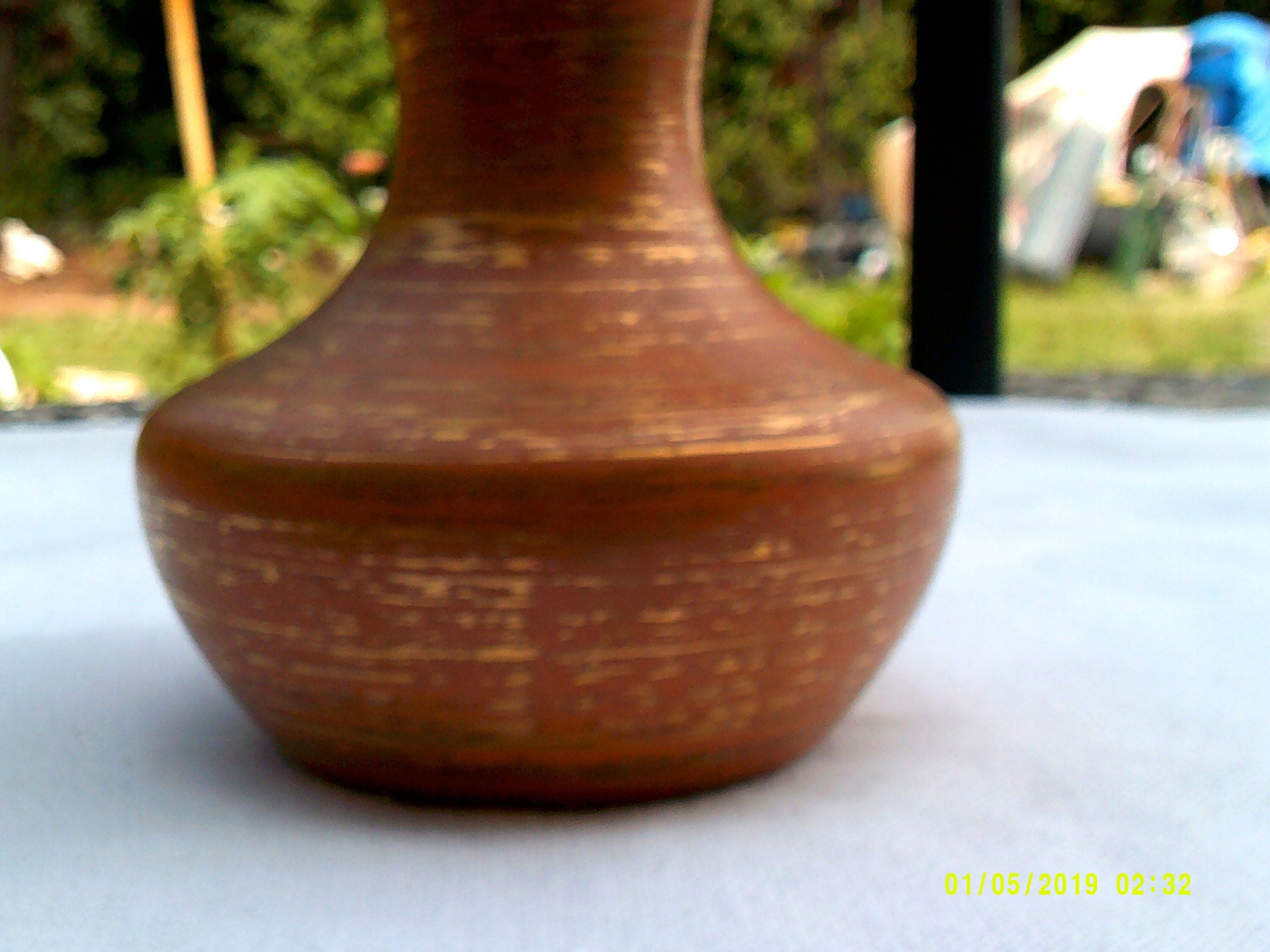 Royal Haeger Gold Tweed Coral Vase/nine Inches Tall /#413 Haegar ...