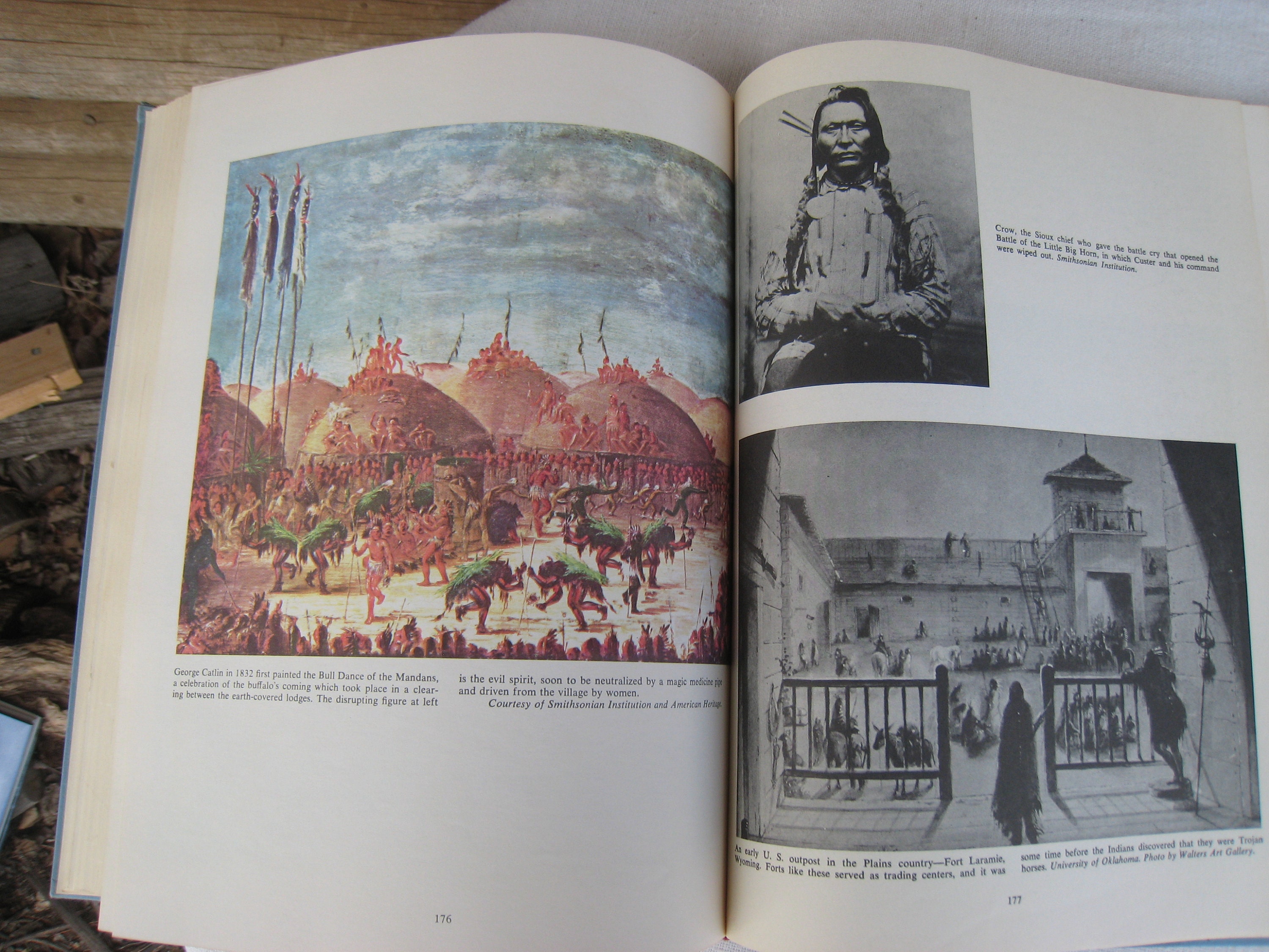 A Pictorial History of the American Indian, Oliver Lafarge, 1956, Large ...