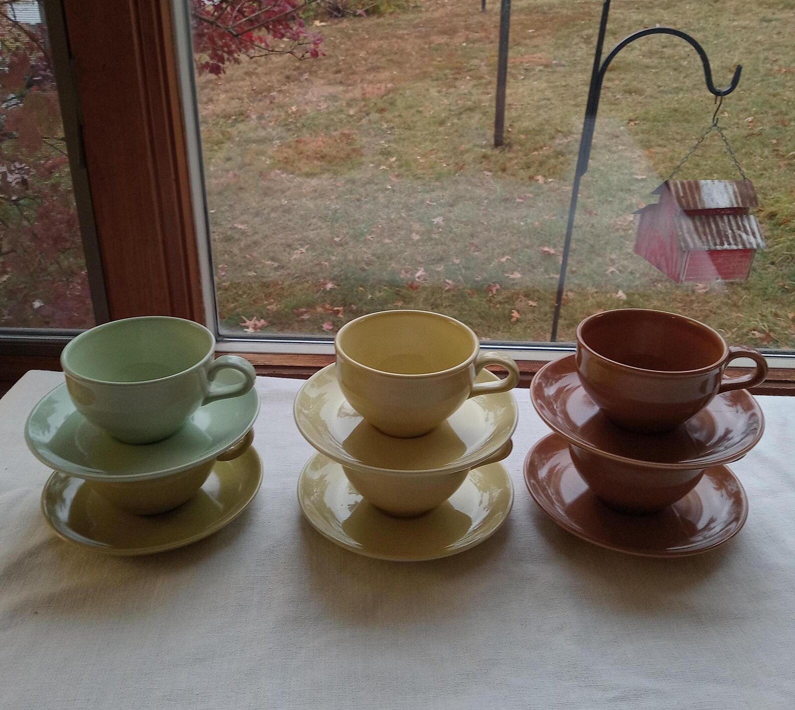 Russel Wright Cup and Saucer/iroquois Lemon Yellow/price for 1 Set, 2 ...