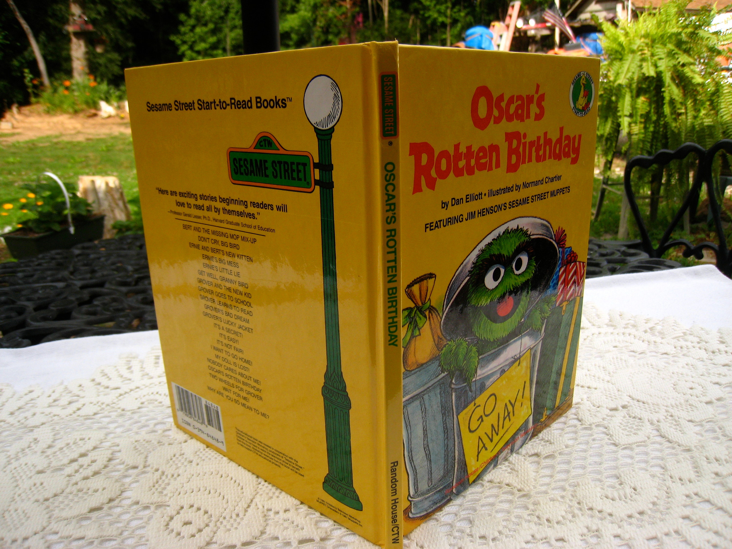 Oscar's Rotten Birthday/Dan Elliott/Sesame Street | Etsy