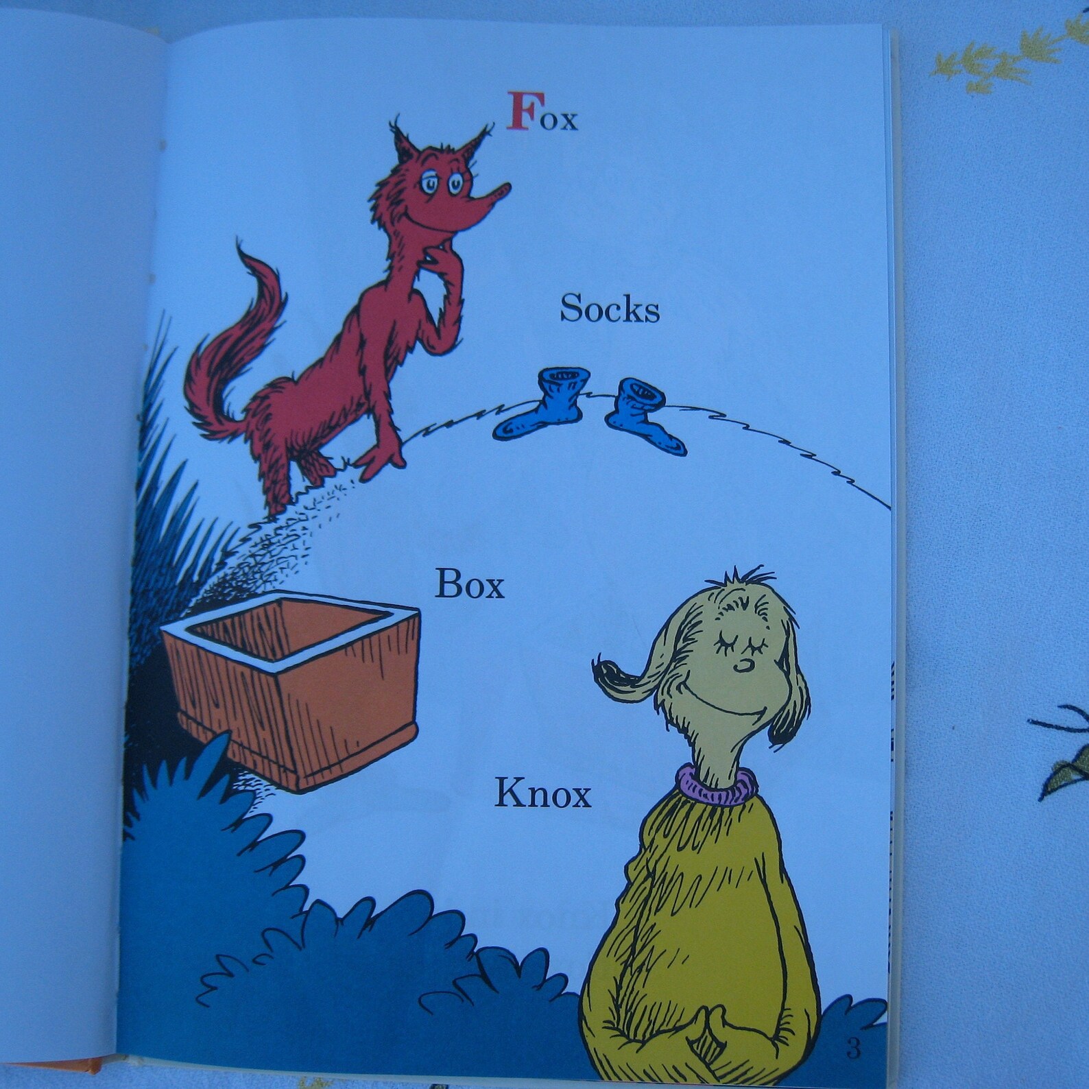 Fox in Socks/dr. Seuss/rhyming Book/children's Book/large | Etsy