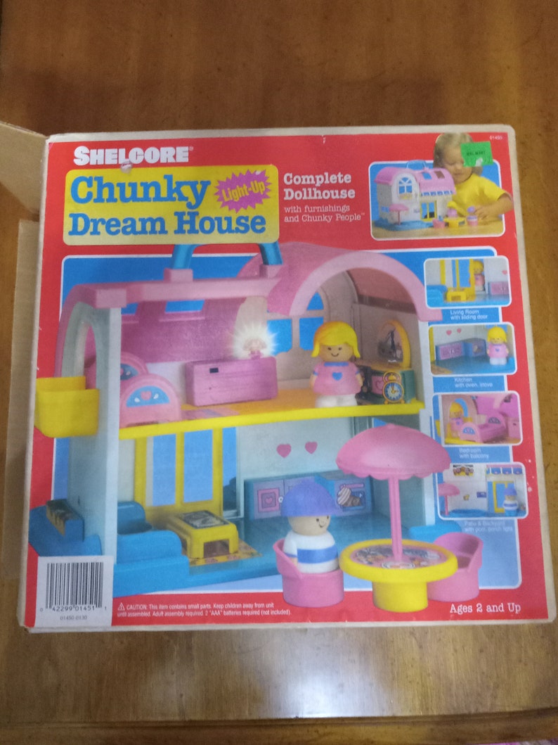 Shelcore Chunky Dream House/light-up/unassembled/sealed in Packages ...