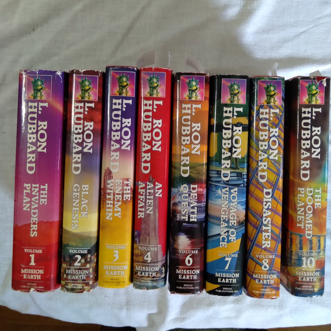 L. Ron Hubbard/ Mission Earth Books/hardbound, Dust Jackets, Some First ...