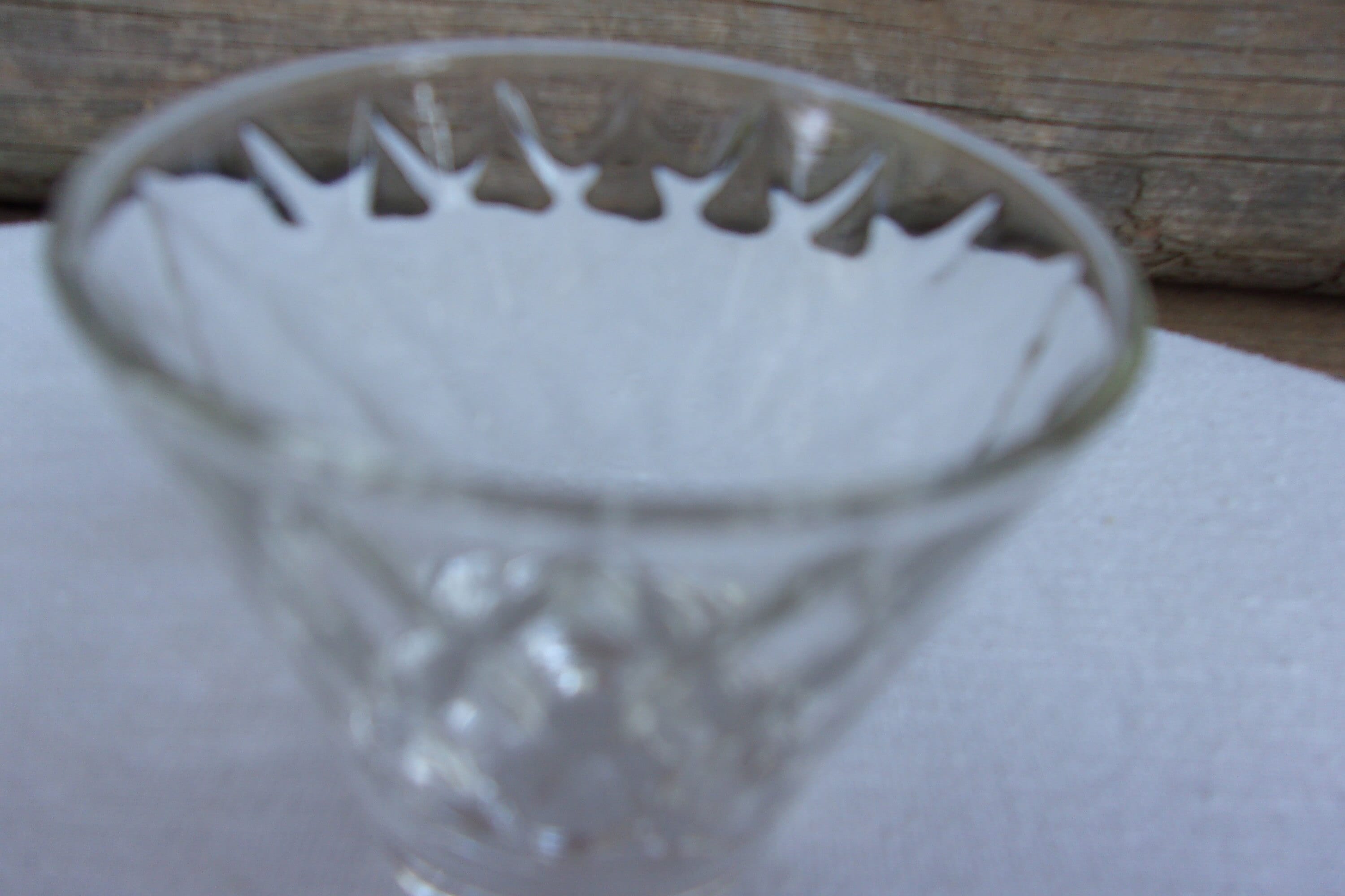 Double Shot Glasses, Trio of Three, Weighted Bottom, Diamond Pattern ...