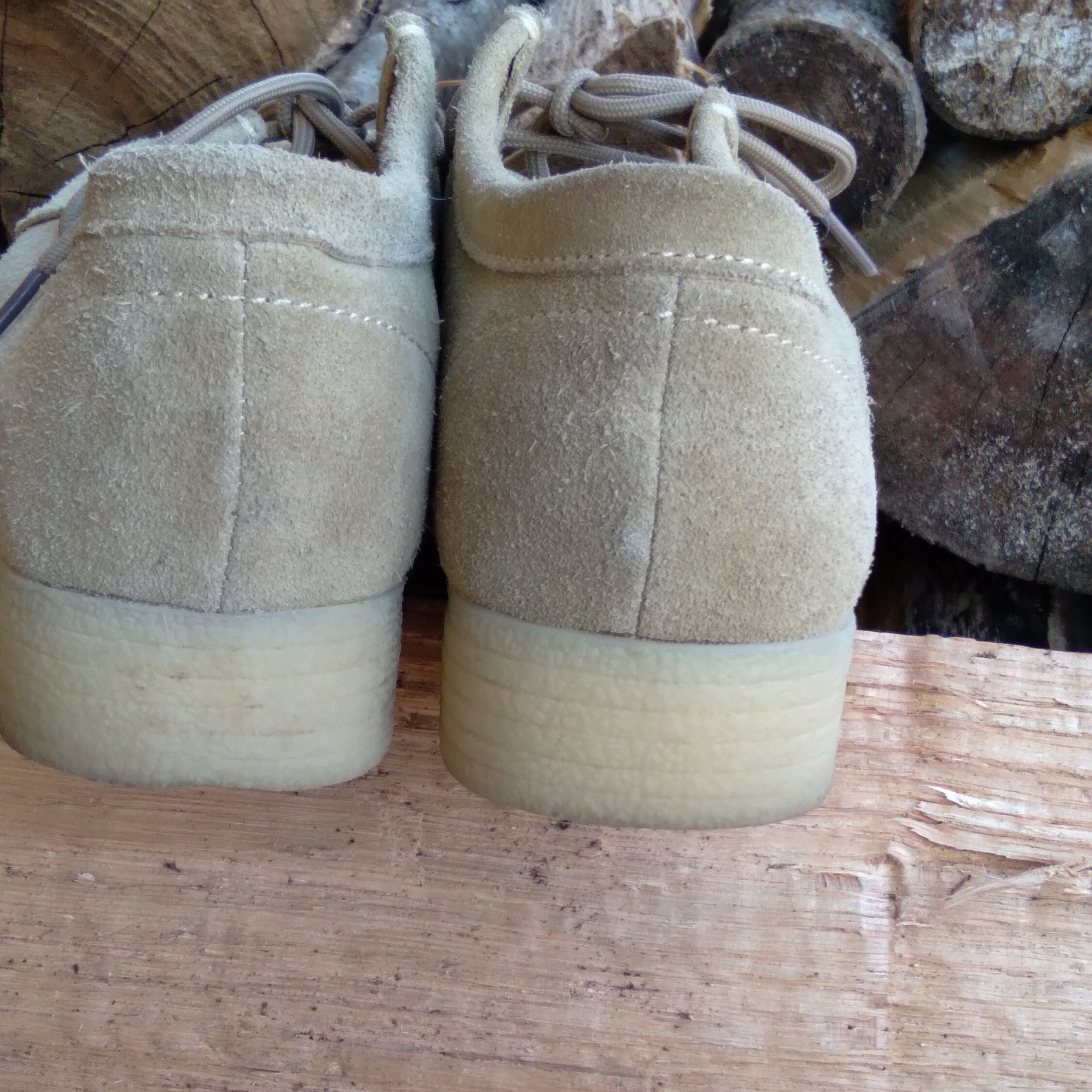 Drexlite Leather Classic Chukka Boots/suede/crape Soles/size 9.5 M ...