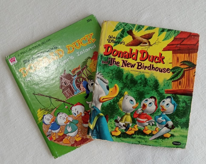 Donald Duck Books/whitman Tell-a-tale Books/walt Disney's Donald Duck ...