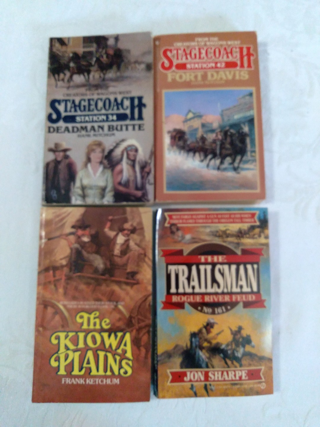 Vintage Westerns/paperbacks/various Authors/pulp Westerns/western Décor ...