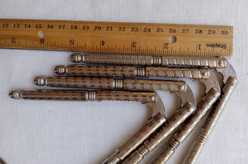 Nut Cracker and Picks/vintage Metal Manual Nut Cracker Set/2 Crackers ...