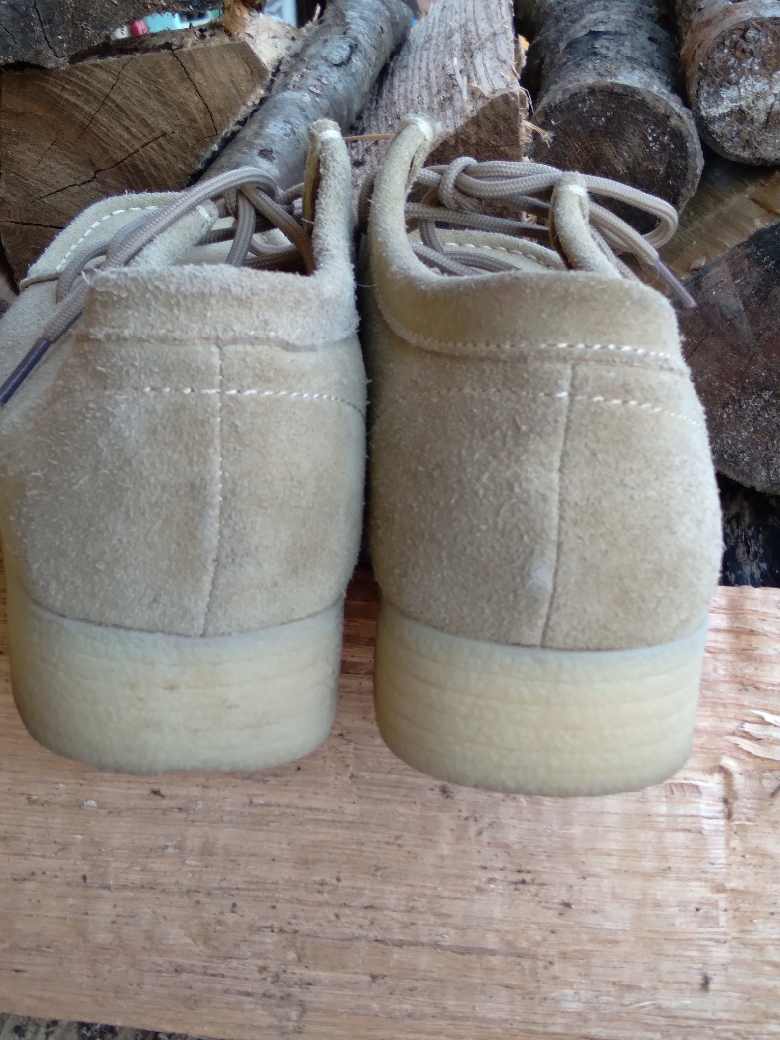 Drexlite Leather Classic Chukka Boots/suede/crape Soles/size 9.5 M ...