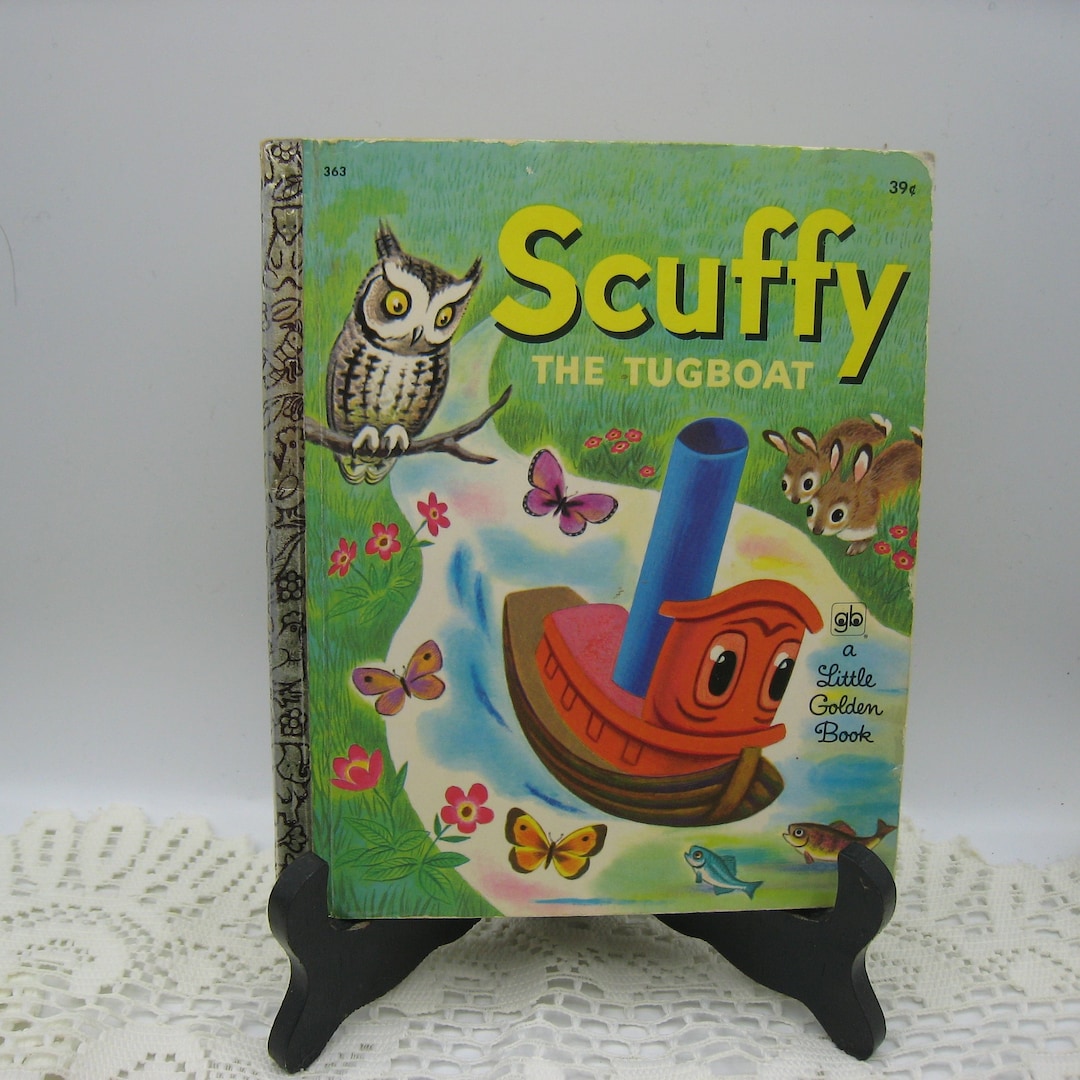 Scuffy the Tugboat, Little Golden Book, Gertrude Crampton, Tibor Gegely ...