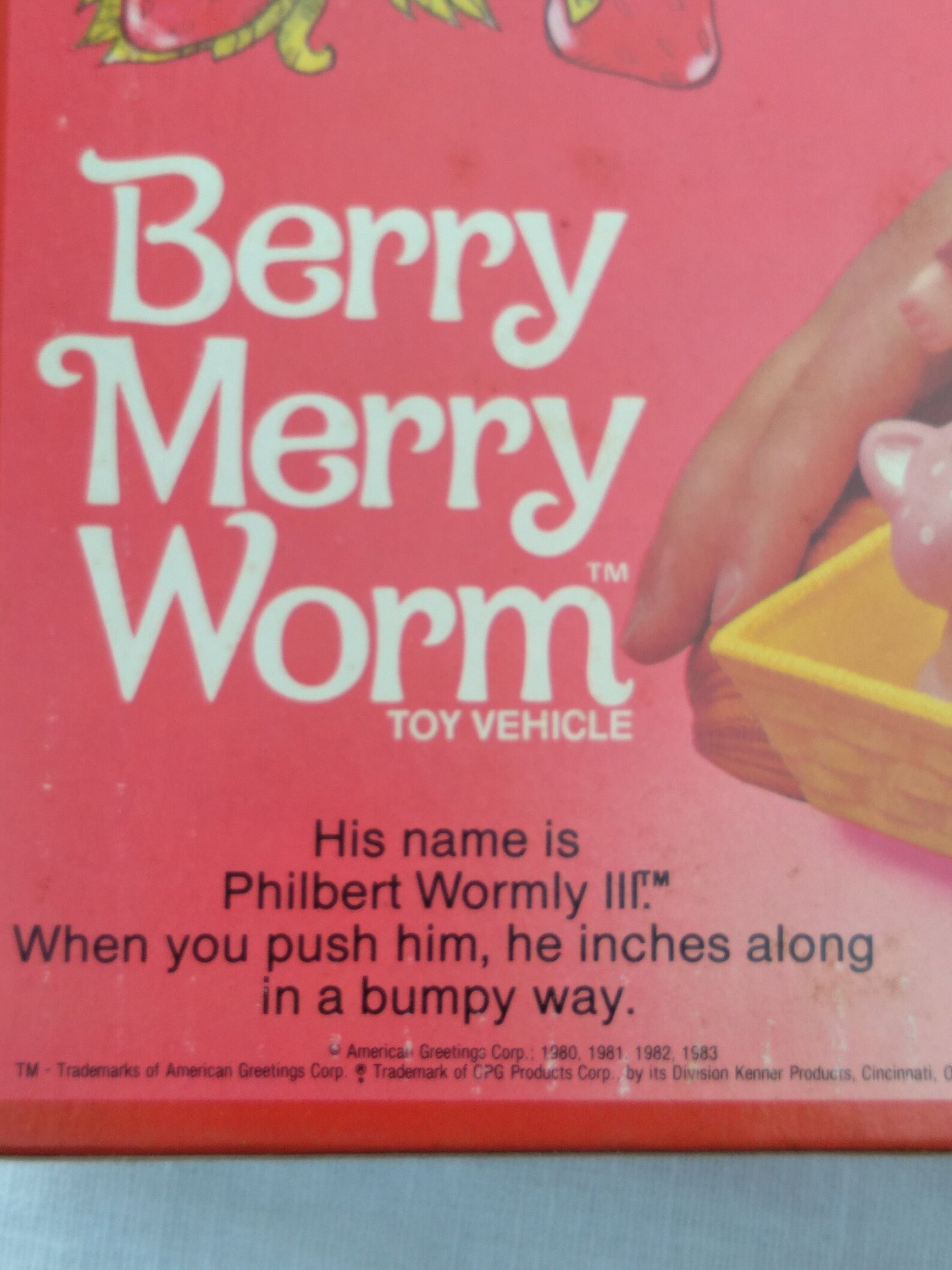 Berry Merry Worm/toy Vehicle/strawberry Shortcake/unopened Box/kenner ...