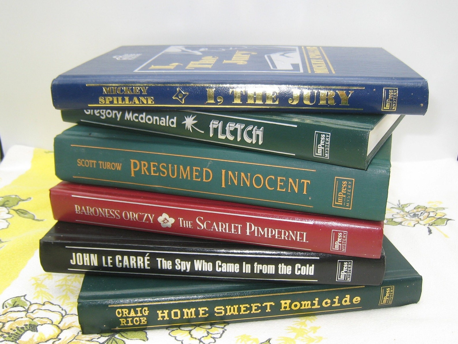Impress Mysteries/decorative Mystery Books/set of Six Books/ - Etsy