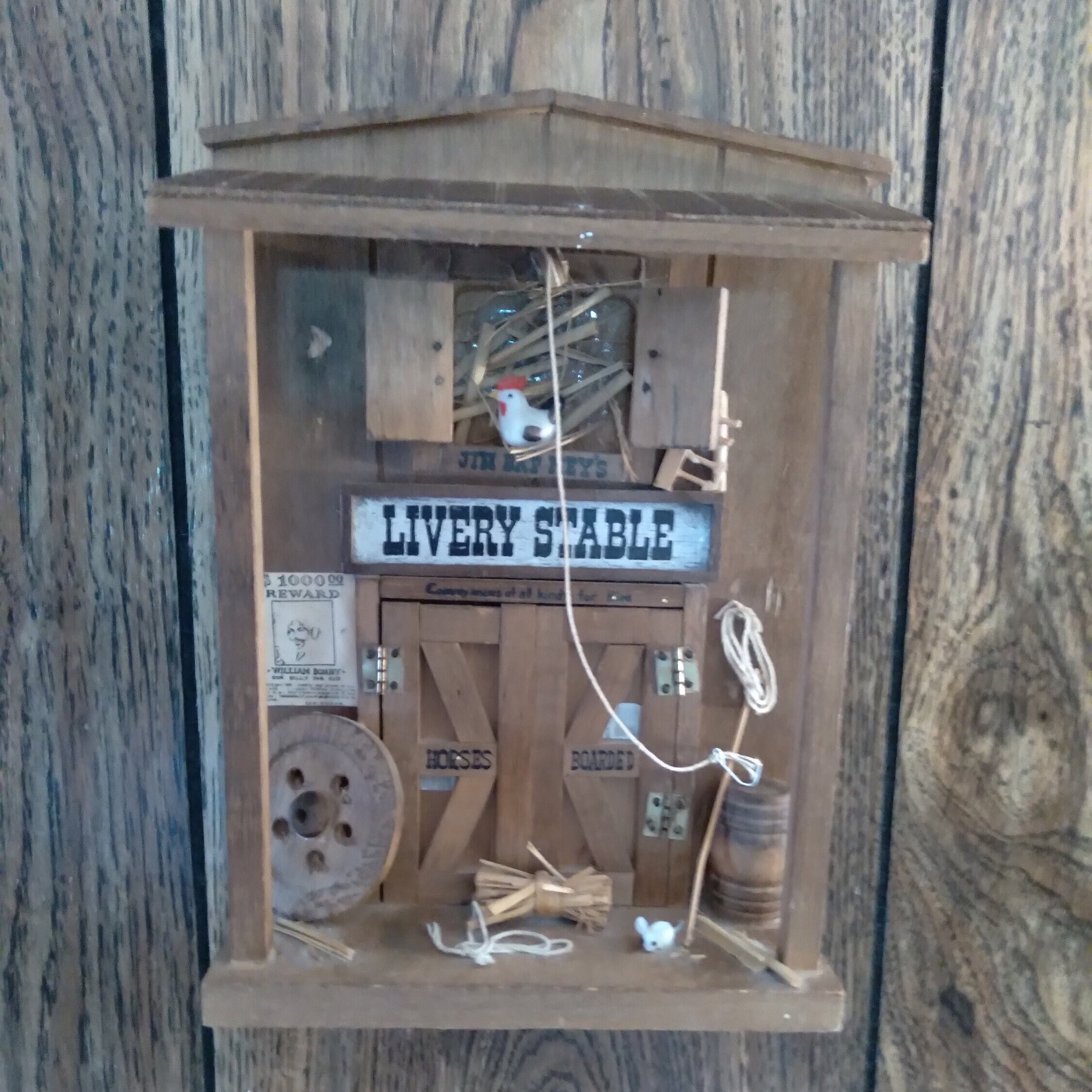 Livery Stable/diorama/wall Décor/western Décor | Etsy
