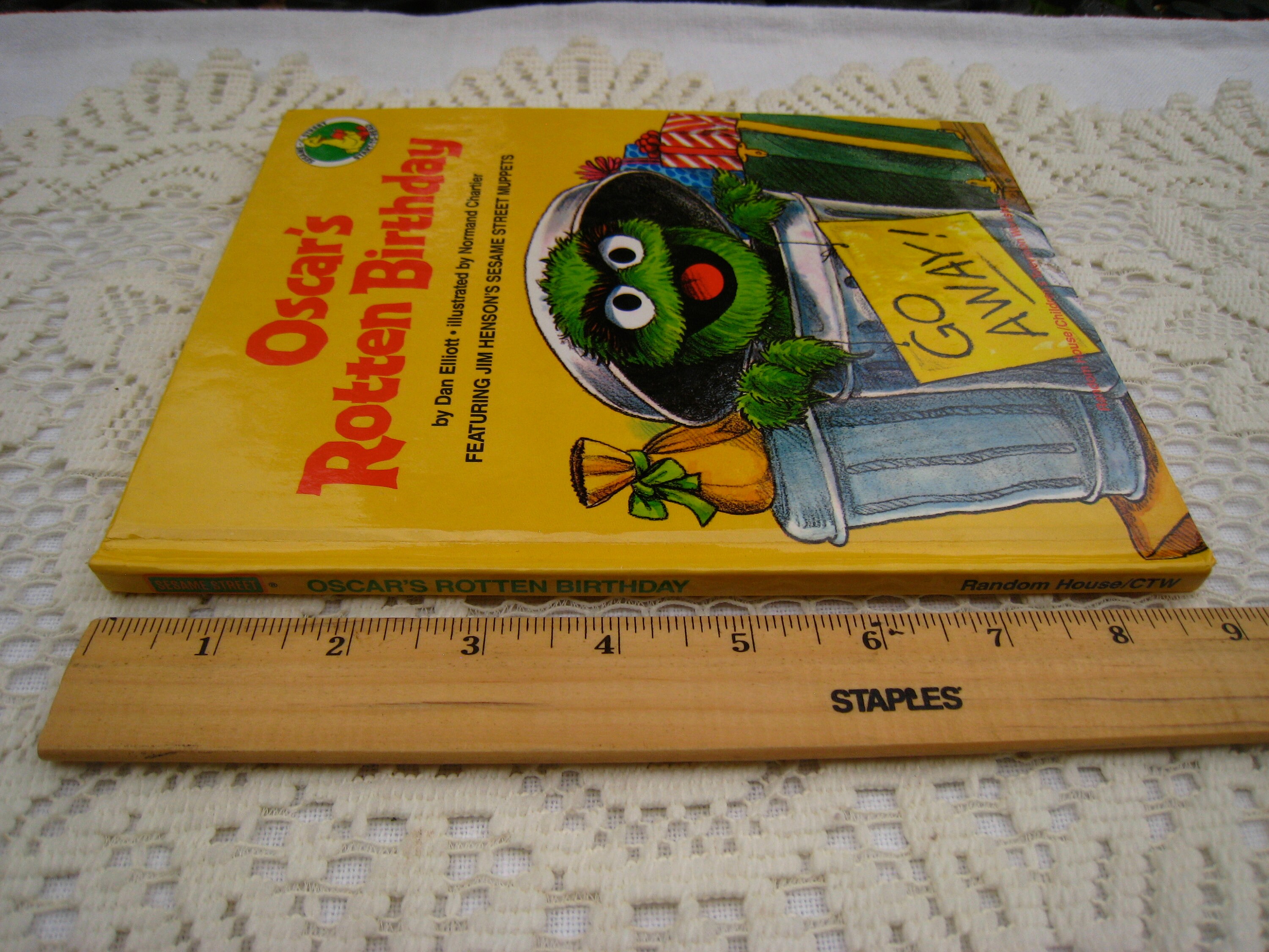 Oscar's Rotten Birthday/Dan Elliott/Sesame Street | Etsy