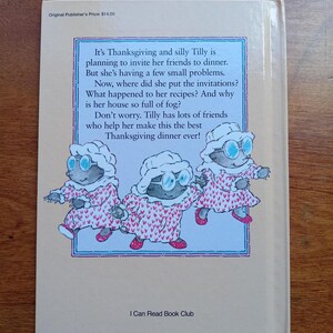 Silly Tilly's Thanksgiving Dinner/lillian Hoban/an I Can Read Book ...