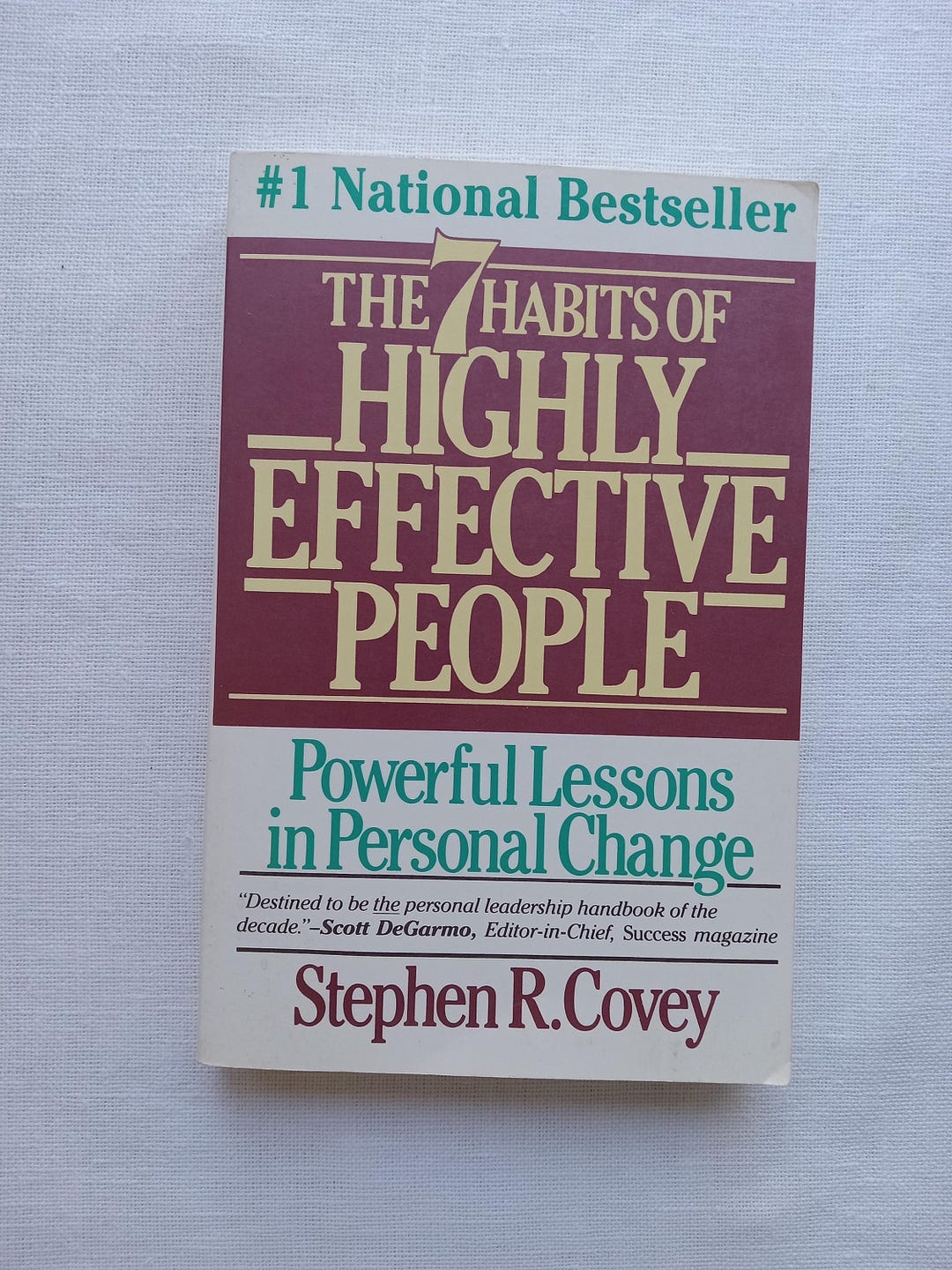 The 7 Habits of Highly Effective People Steven R. Covey/personal Growth ...